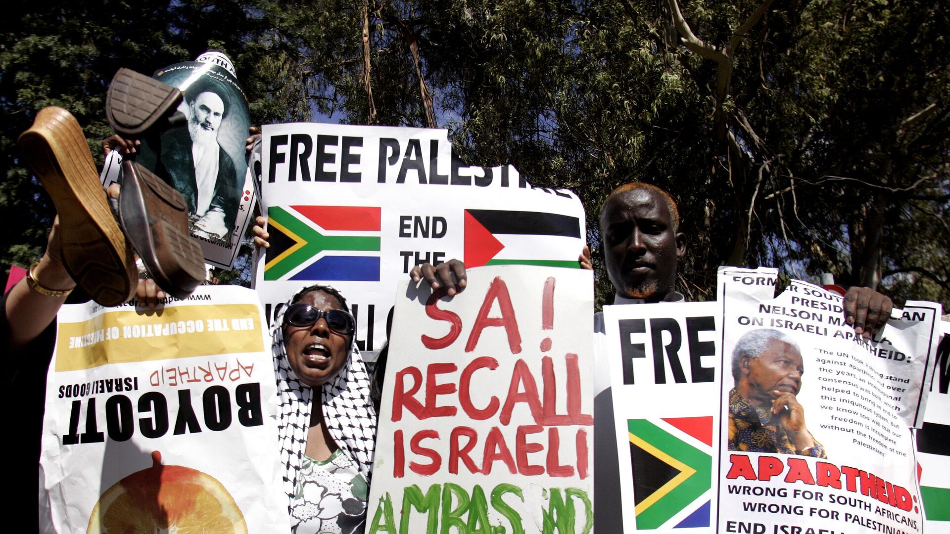 South Africans show support for Palestine - ommatpress