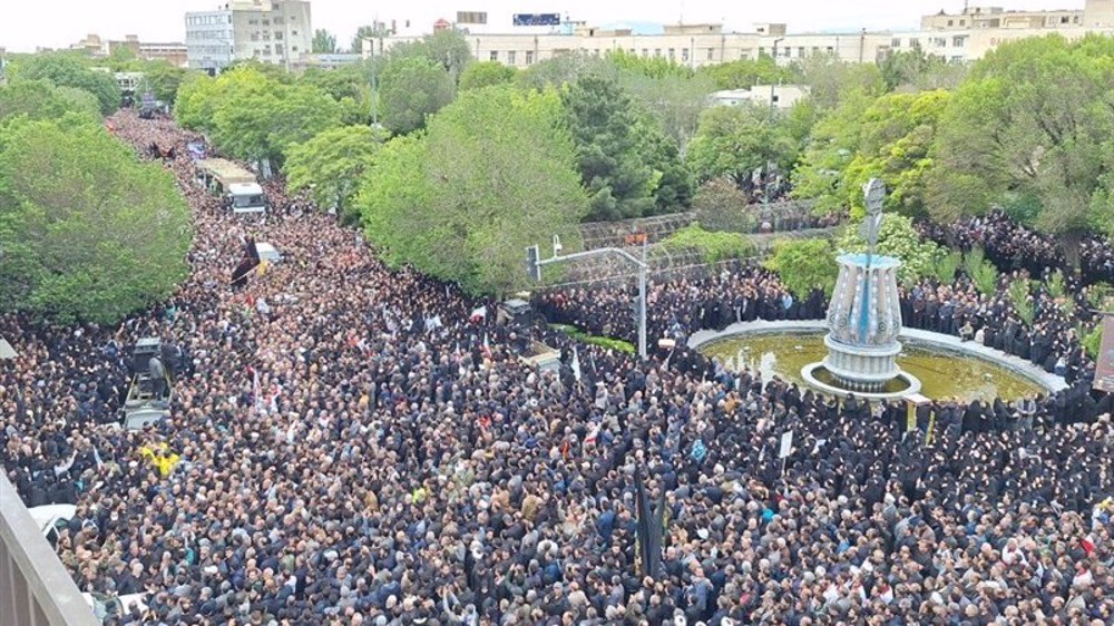 Iranians mourn President Raeisi martyrdom as funeral ceremonies begin ...