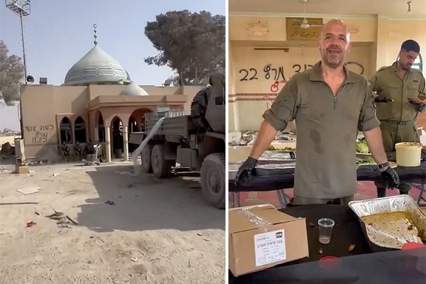 Rafah Mosque Destroyed, Turned into Cooking Place by Israeli Soldiers ...