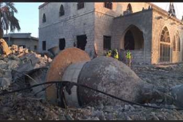Heavy Airstrike of the brutal Israeli regime Destroys the Historic ...
