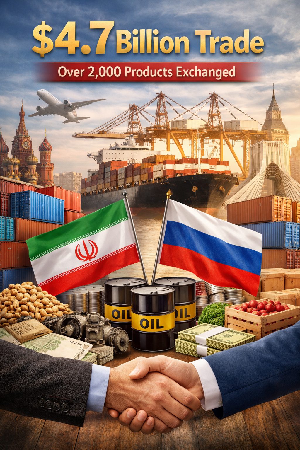 Iran-Russia Trade Hits $4.7 Billion at Joint Commission Meeting ...
